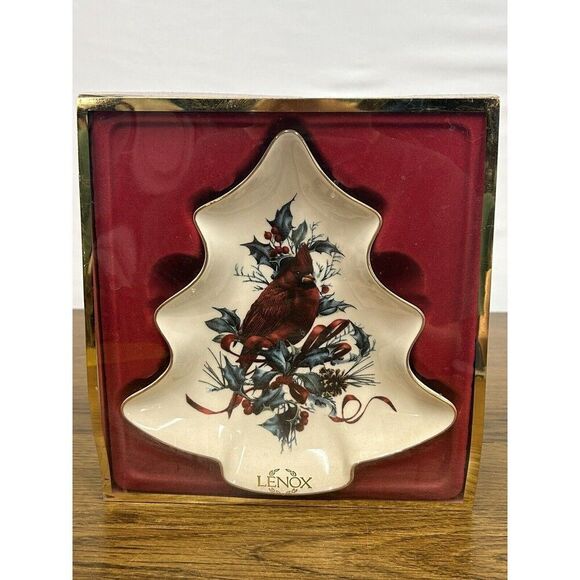 Lenox | Holiday | Lenox Winter Greetings Cardinal Christmas Tree Candy ...